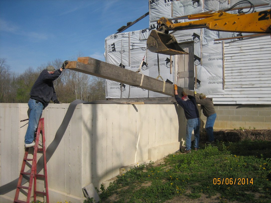Installing Sill Beams