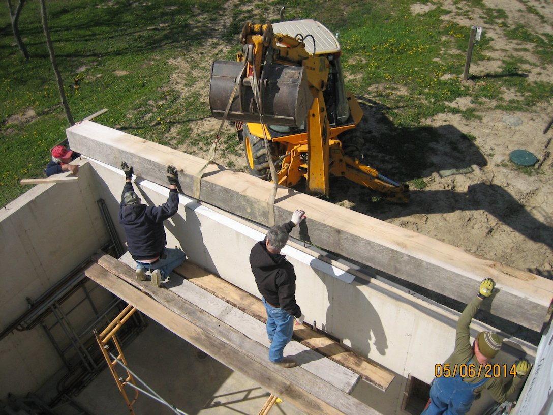 Installing Sill Beams