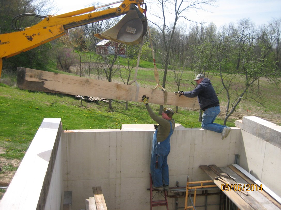 Installing Sill Beams