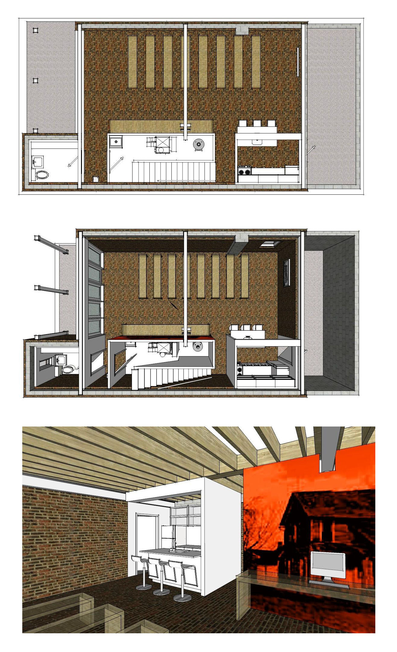 Revised Plans for Basement